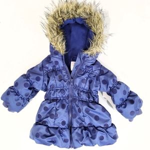 1989 Place | Jackets & Coats | 989 Place Purple Hooded Puffer Jacket ...